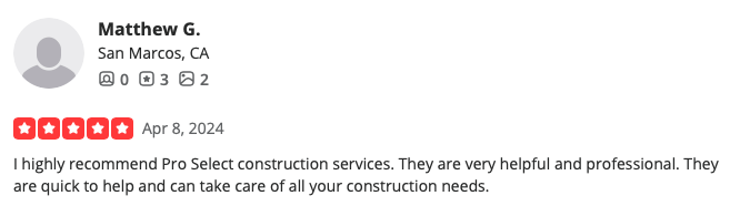 Home - Pro Select Construction